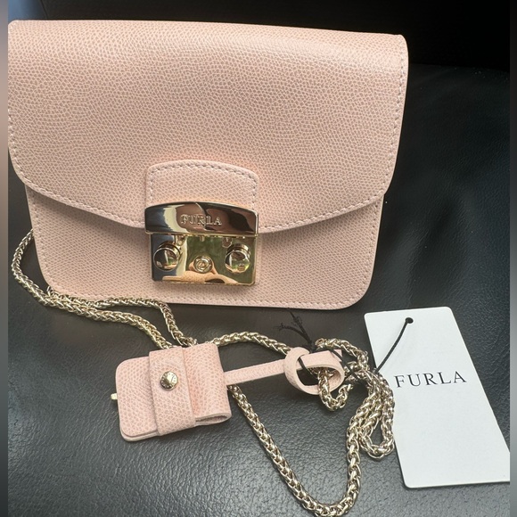 Furla | Bags | Furla Bella Mini Crossbody With Chain | Poshmark